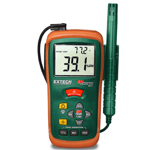 HIGROTERMÓMETRO + TERMÓMETRO EXTECH RH101 - Eccin SAS